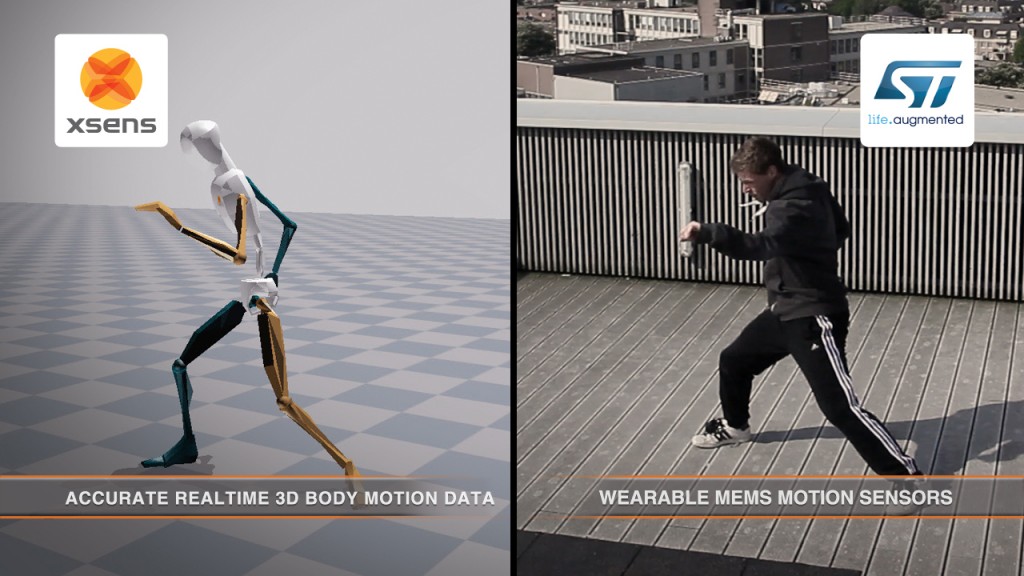 Xsens and STMicroelectronics Demonstrate Wearable Wireless 3D Body ...