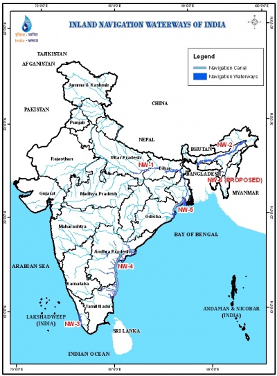 Inland Rivers System Map