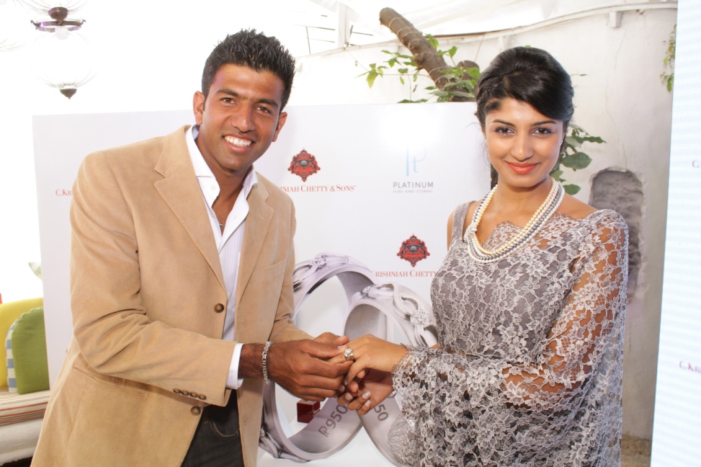 TENNIS STAR ROHAN BOPANNA AND WIFE SUPRIYA CELEBRATE THEIR PLATINUM DAY ...