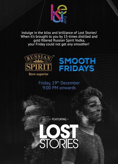 RUSSIAN SPIRITS BRINGS SMOOTH FRIDAYS TO PUNE @ KUE BAR
