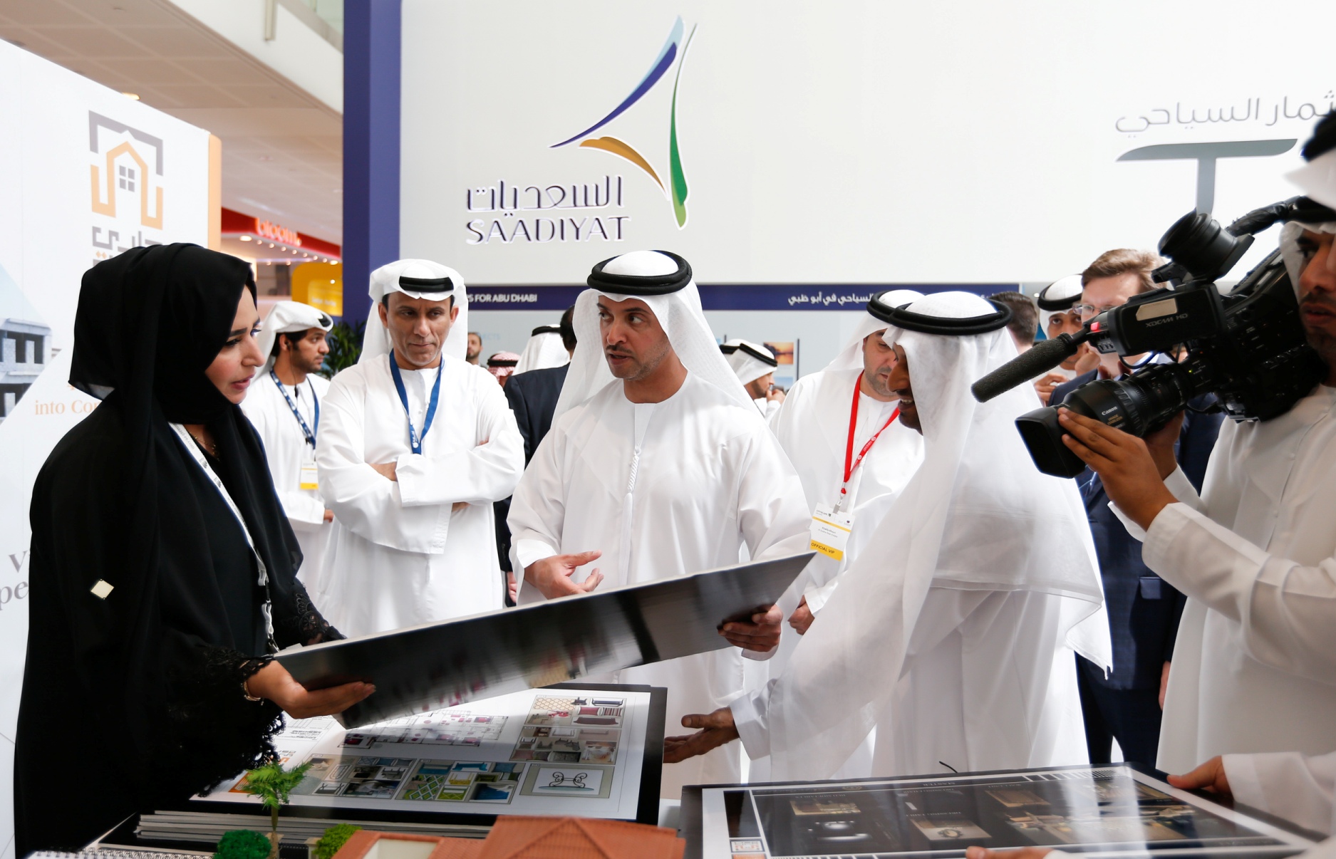 HIS HIGHNESS SHEIKH HAZZA BIN ZAYED AL NAHYAN OPENS CITYSCAPE ABU DHABI