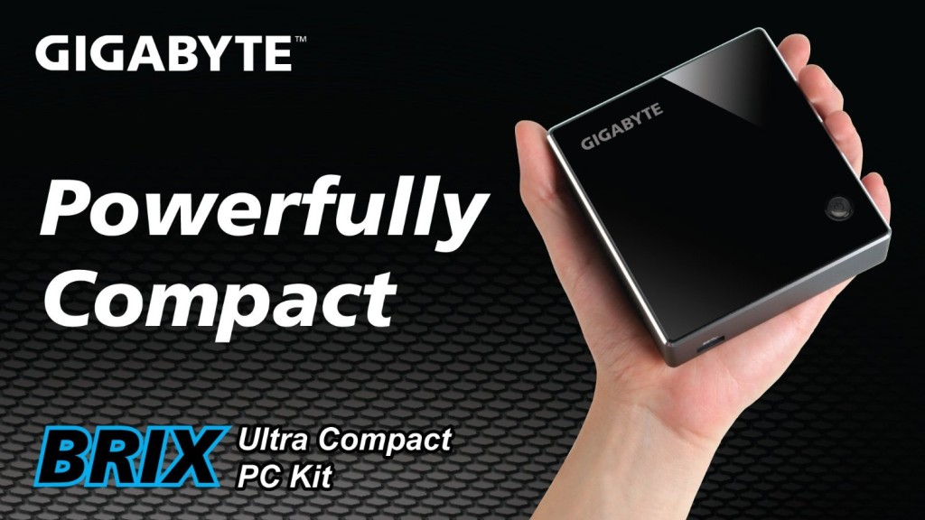 GIGABYTE set to Transform PC user Experience with BRIX Ultra Compact PC Kit