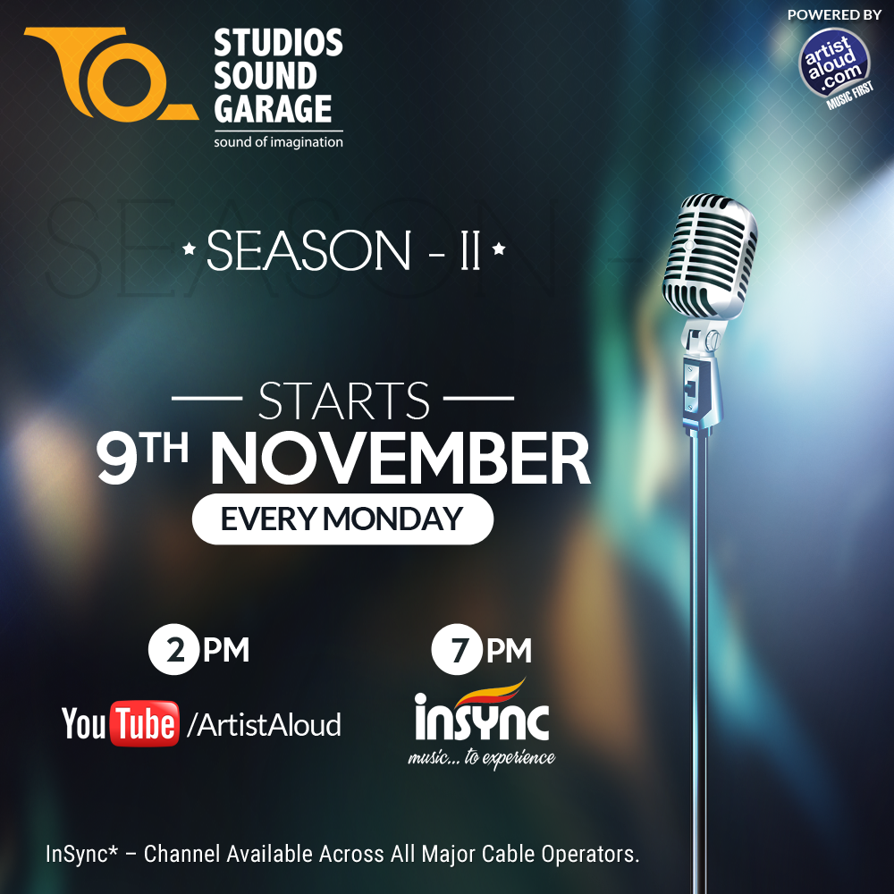 STUDIOS SOUND GARAGE – SEASON 2 PRESENTED BY ARTIST ALOUD TO BE AIRED ...