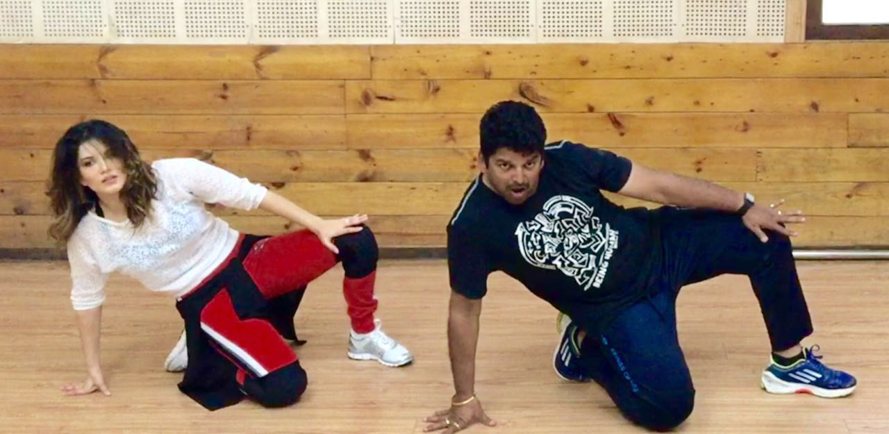 Sunny Leone Spotted doing dance rehearsal with Vishnu Deva - Core Sector Communique